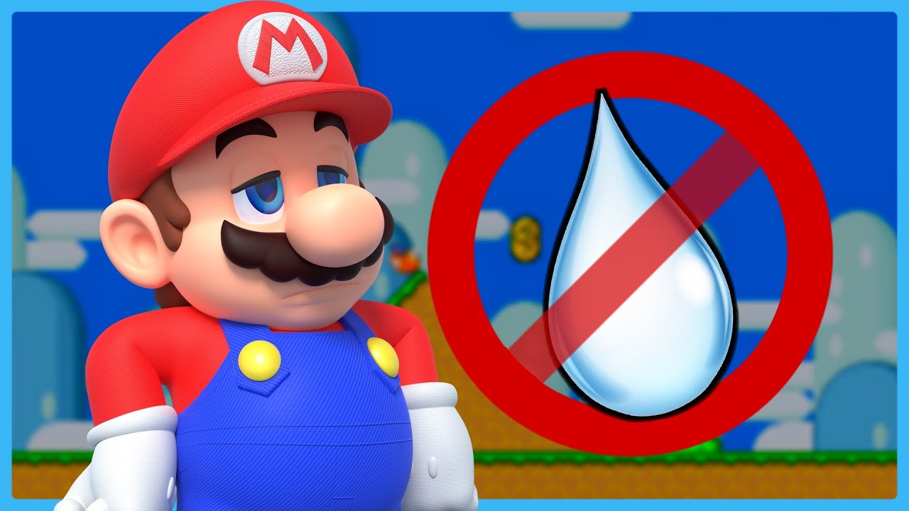 I tried beating Super Mario World WITHOUT TOUCHING WATER! - YouTube