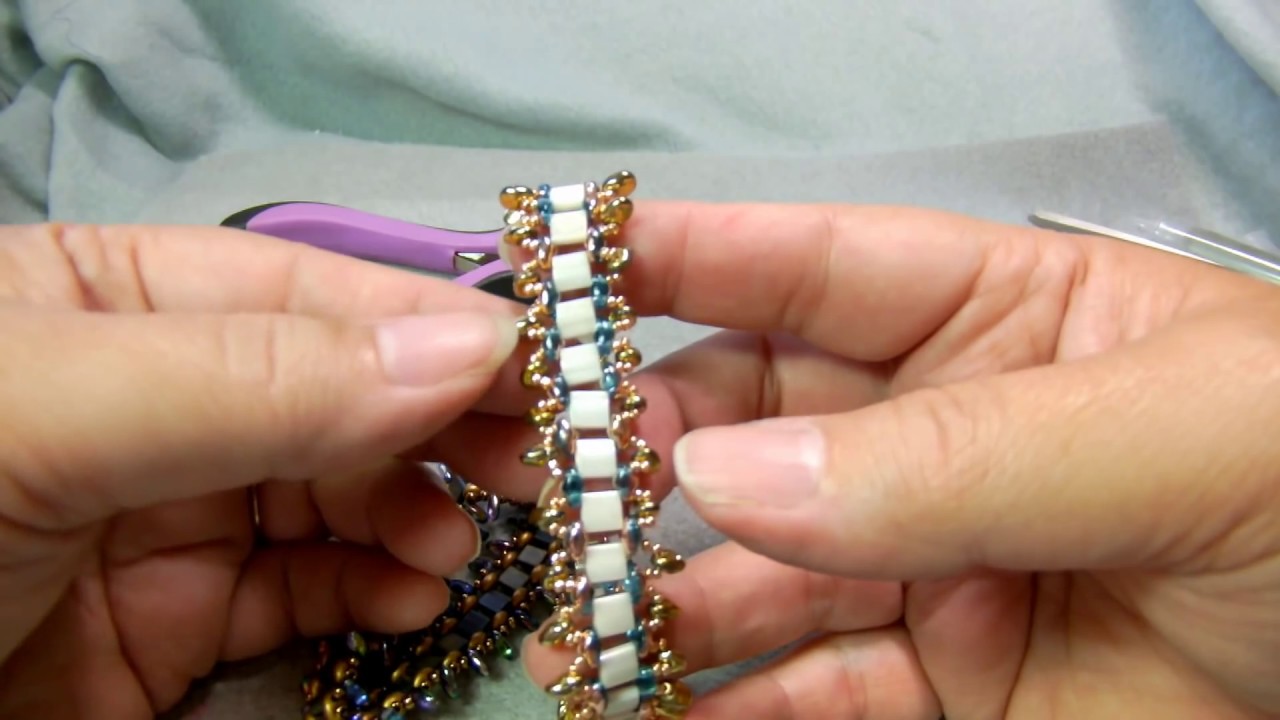 Tila Beaded Bracelet with Twin and Rizzo Beads - YouTube