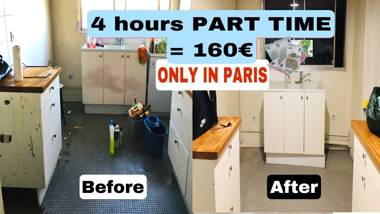 PART TIME CLEANING JOB IN PARIS - YouTube