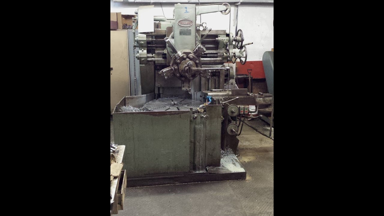 Bullard 36" Vertical turret Lathe - YouTube