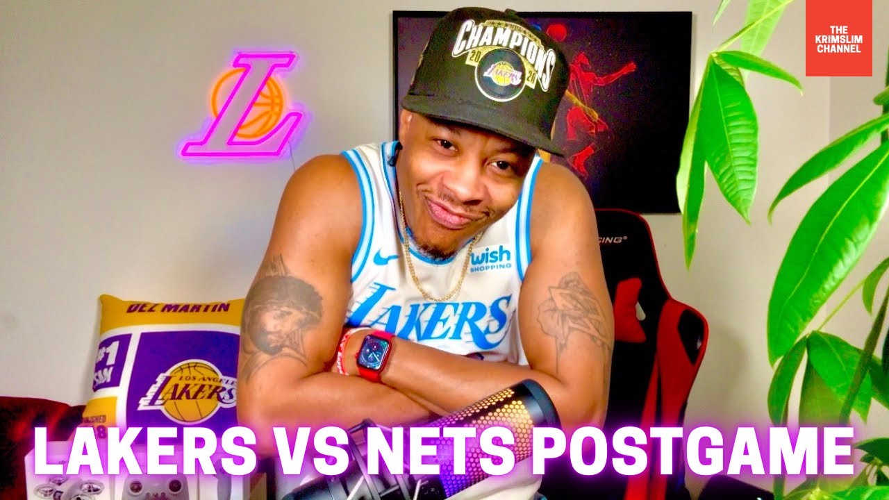 LAKERS VS NETS LIVE POSTGAME REACTION | LECAPTAIN AMERICA STRIKES AGAIN ...
