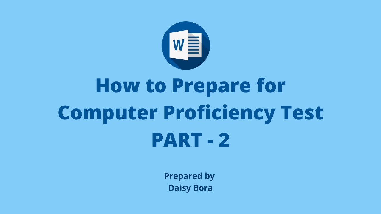 How To Prepare For Computer Proficiency Test Microsoft Word Tutorial how-to-prepare-for-computer-proficiency-test-microsoft-word-tutorial
