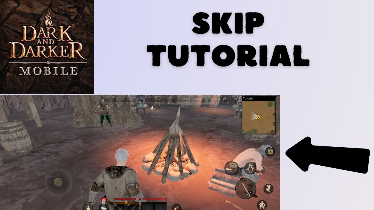 How to skip tutorial in DARK AND DARKER MOBILE - YouTube