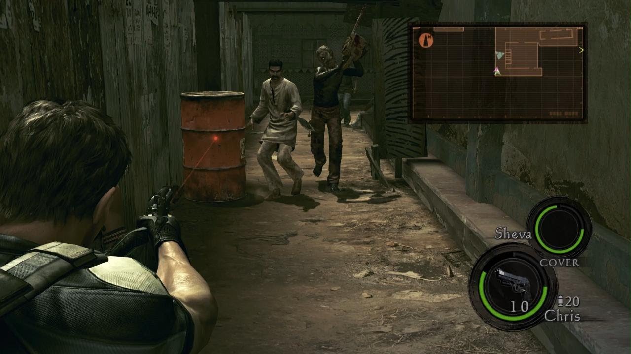 Resident Evil 5 - Chainsaw Majini - YouTube