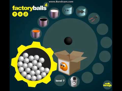 Factory Balls 4 Walkthrough (levels 1-10) - YouTube