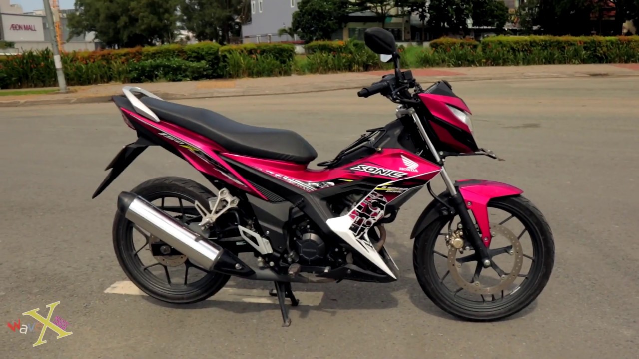 Honda Sonic 150R Neo Magenta - Walkaround - YouTube
