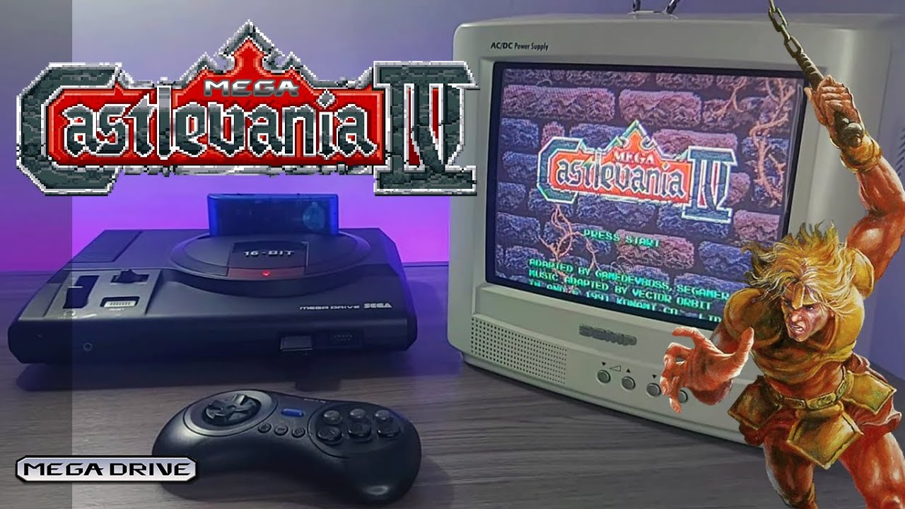 MEGA Castlevania IV - Mega Drive Gameplay CRT - YouTube