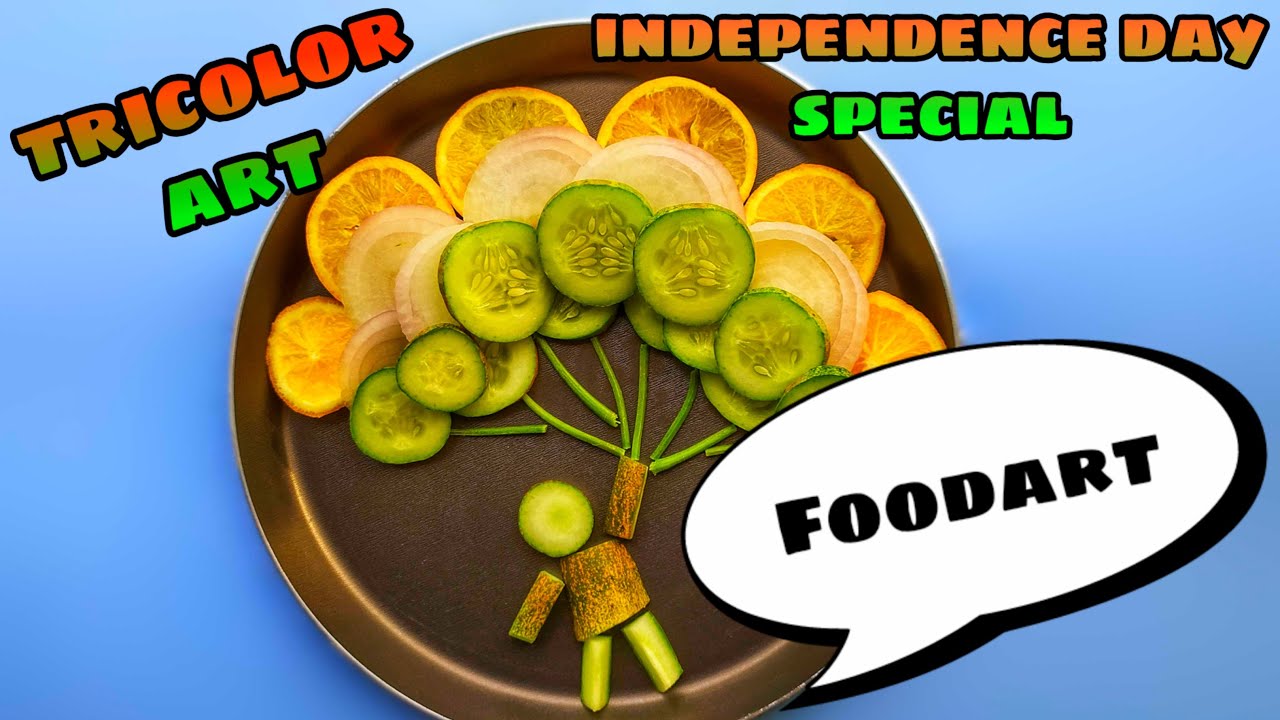 Awesome Tricolor Art with Fruits | Indian Independence Day Special Art ...