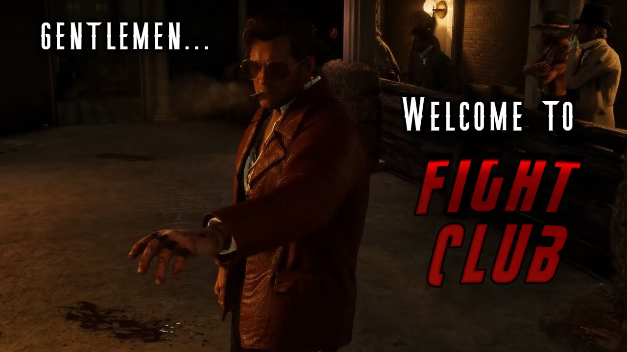 RDR2 Underground Fight Club | Saint Denis Real Fight Club - YouTube