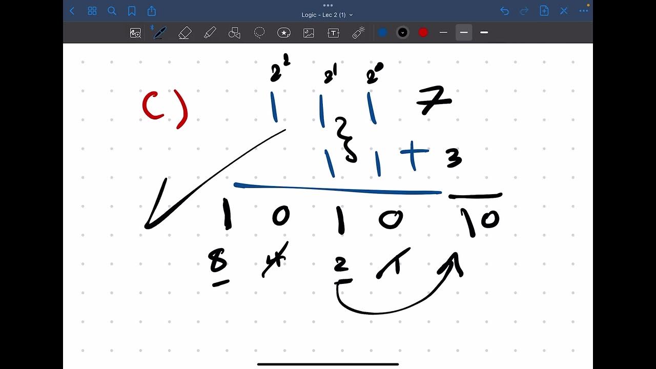 Logic - chapter 2 - Binary addition & subtraction - YouTube