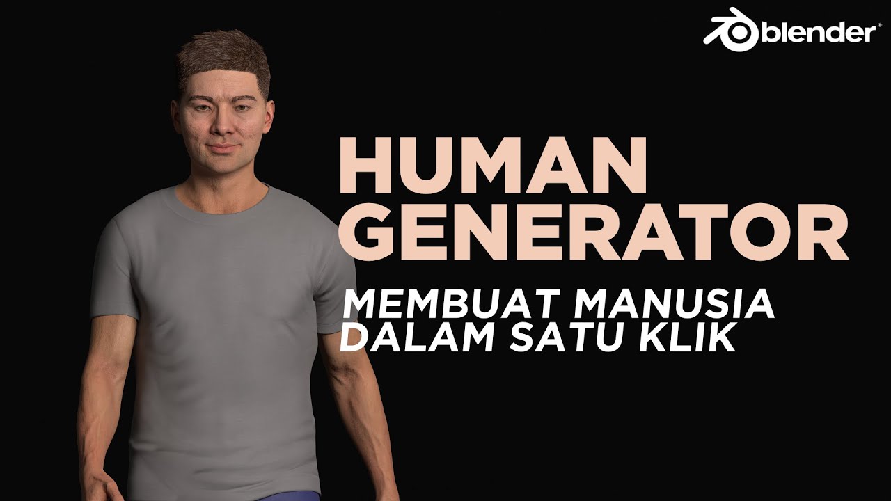 Kupas tuntas addon Human Generator di Blender, worth it kah? - YouTube