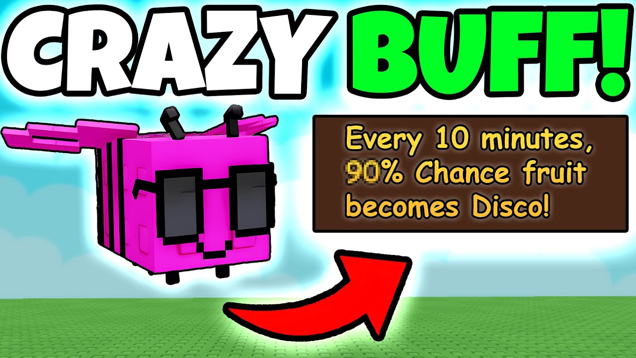 DISCO BEE Just Got THE BIGGEST BUFF... (Grow A Garden) - YouTube