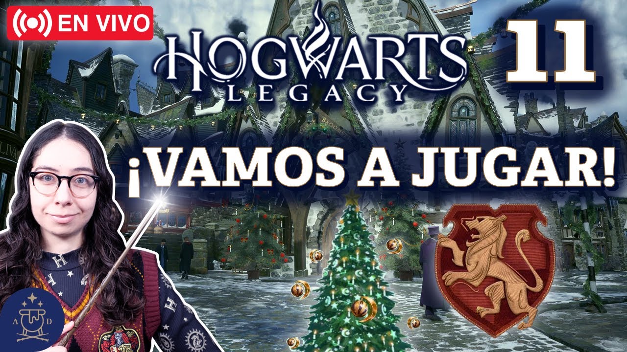 Sebas y NAVIDAD en Hogwarts Legacy | Gryffindor | 11 | Juego Harry ...