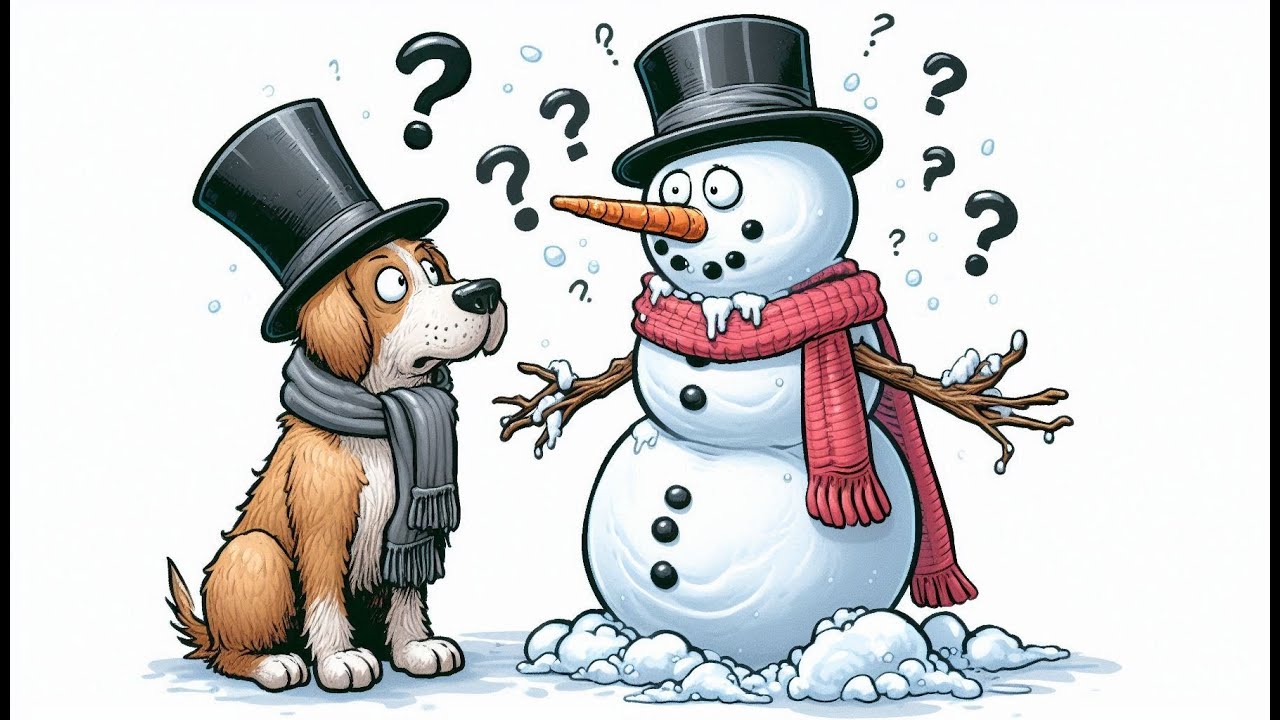 🐶⛄ What Happens When You Cross a Snowman and a Dog? 😂 Frostbite Alert ...