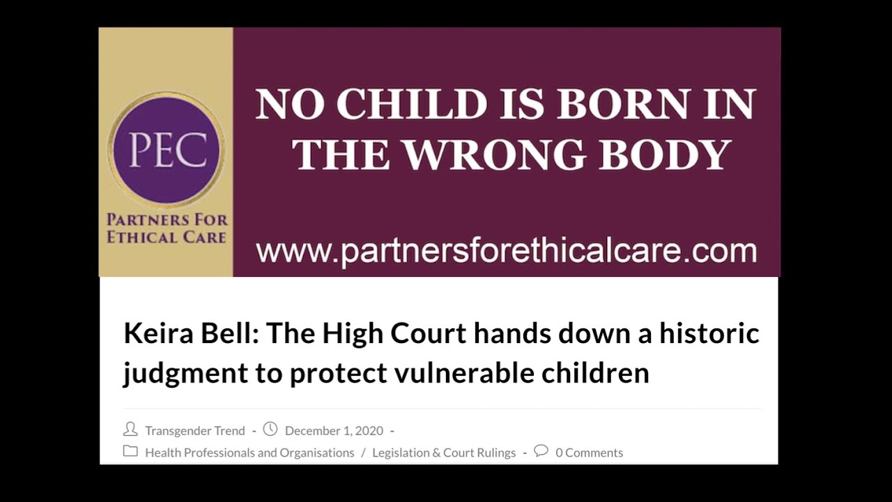 PEC Talks: The Keira Bell Case - YouTube