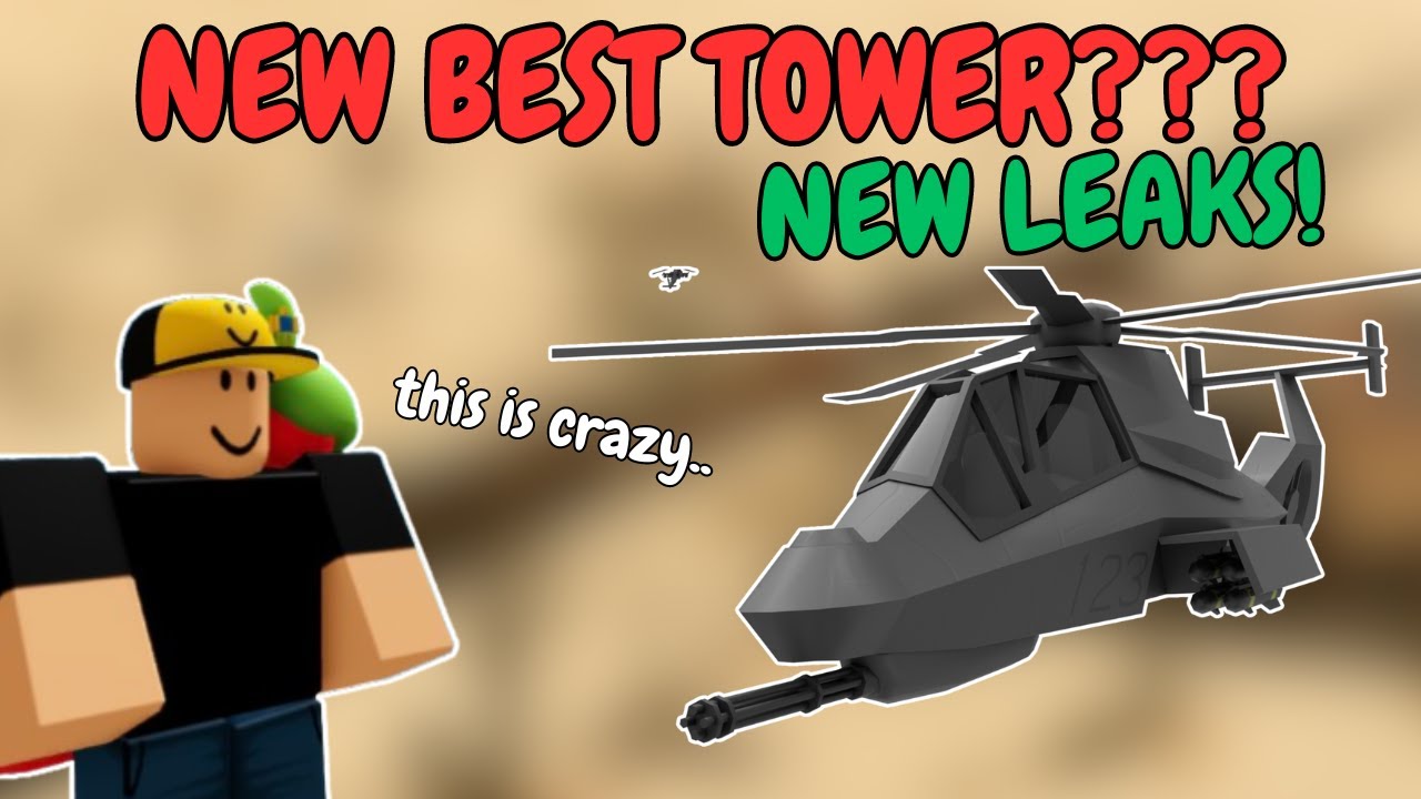 *NEW* TDX ATTACK HELO LEAKS! | Roblox Tower Defense X - YouTube
