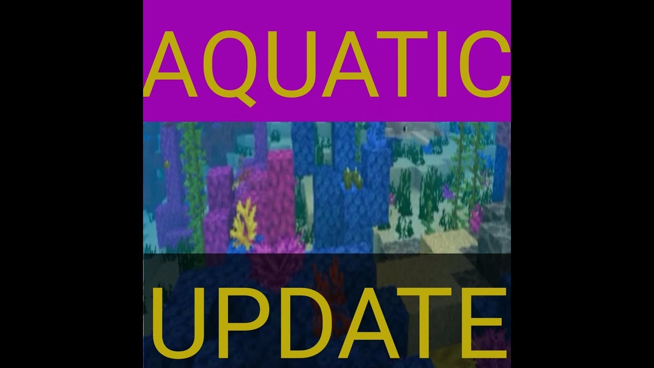 (AQUATIC) UPDATE IN MINECRAFT WITH LINK+OBB DOWNLOAD - YouTube