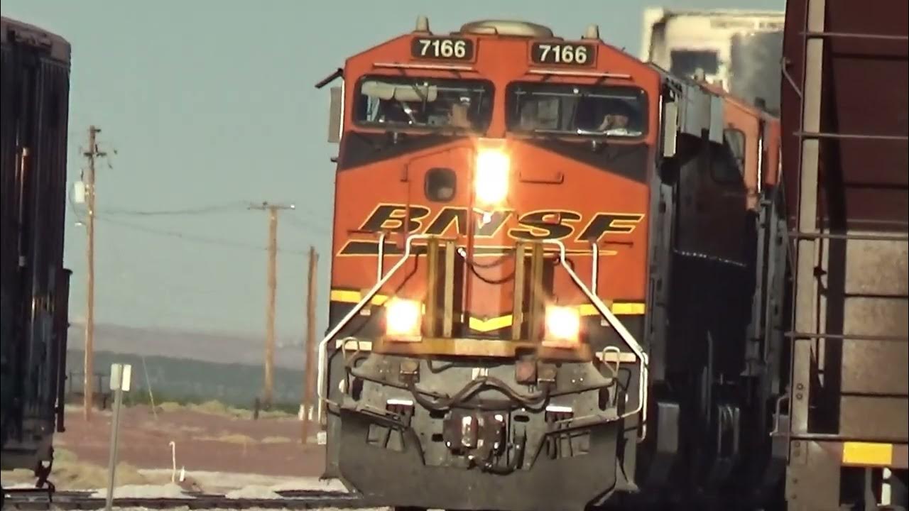 Railfanning Needles Subdivision, ft BNSF 7695 (10/7/23) - YouTube