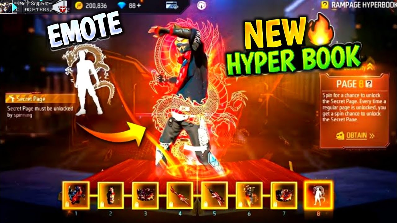 Next Hyperbook Book Full Review || Free fire OB 39 Update | OB 39 ...