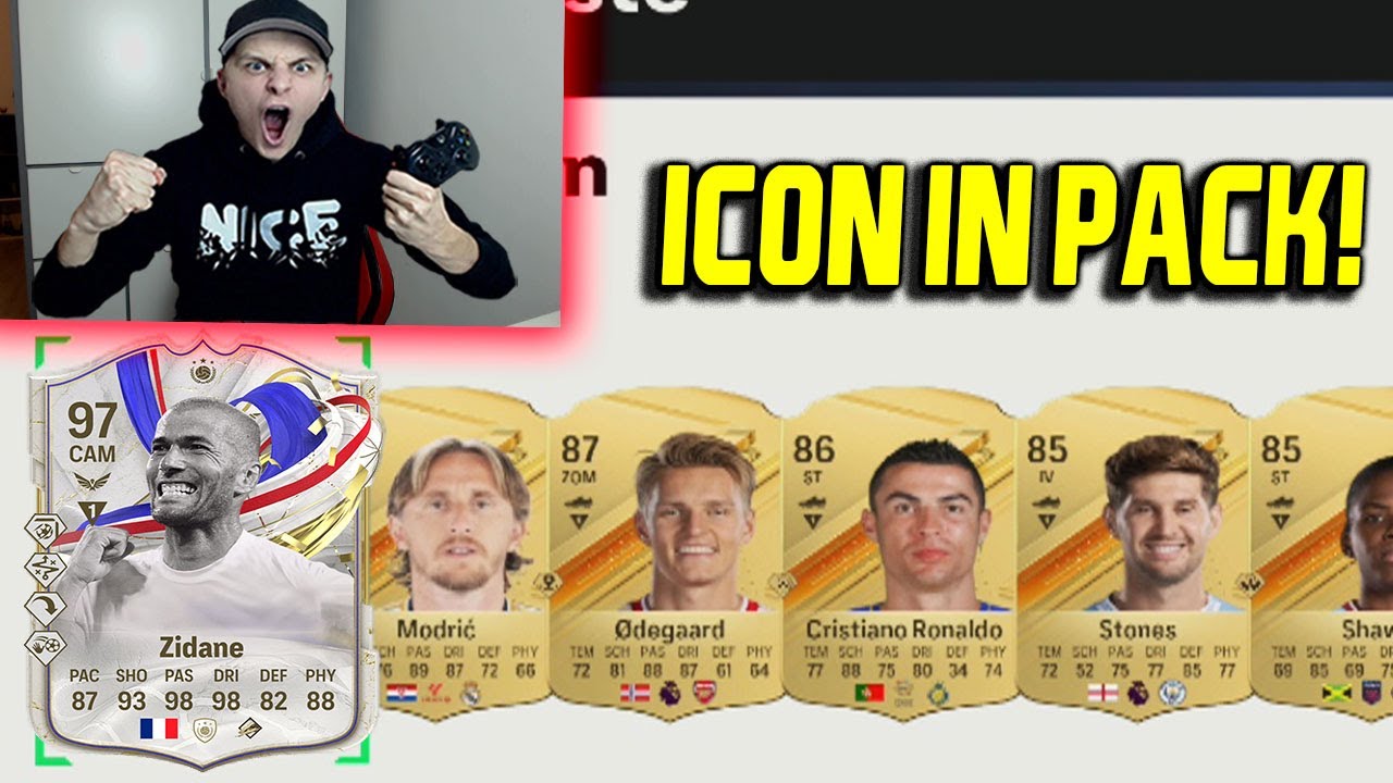 OMG! 2x ICON in 1 PACK! Best Pack Opening of all time ever! - EA FC 24 ...