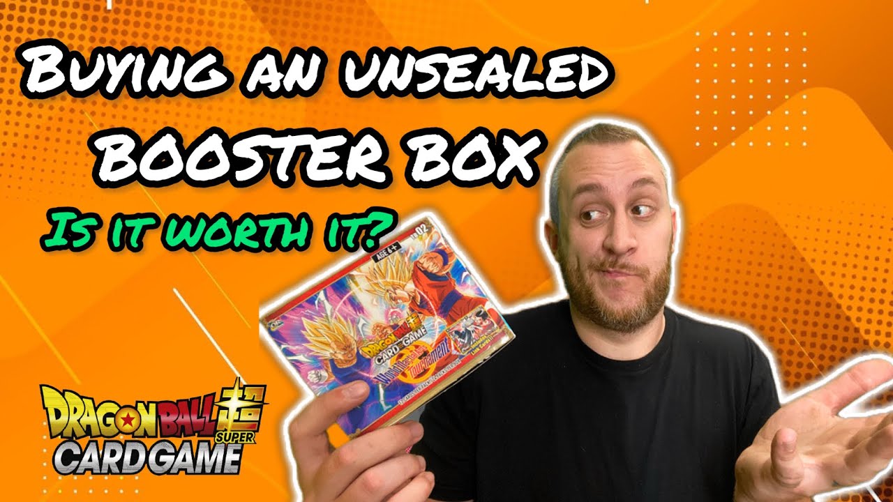 DRAGON BALL SUPER Booster Box OPENING | World Martial Arts Tournament ...