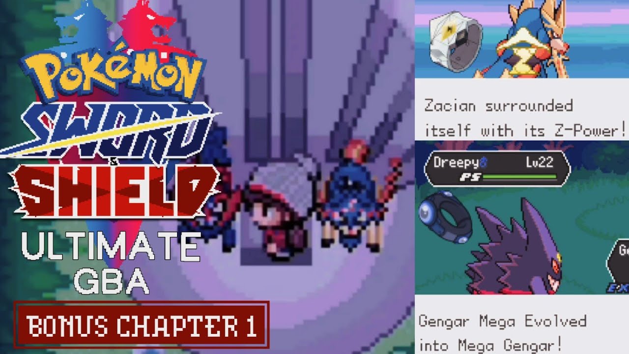 Pokemon Sword And Shield Ultimate [GBA] Gameplay Bonus Chapter 1 - Mega ...