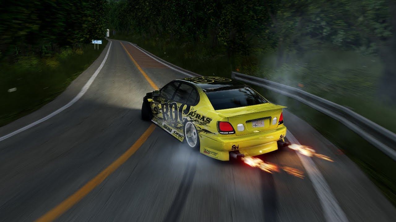 Lexus GS300 Drifting Assetto corsa//درفت لكزس جي اس 300 لعبة اسيتوكورسا ...