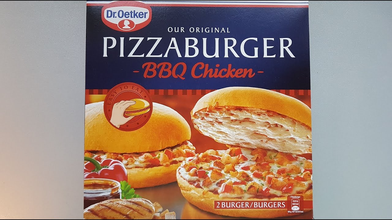 Dr Oetker Pizzaburger Bbq Chicken Review Youtube
