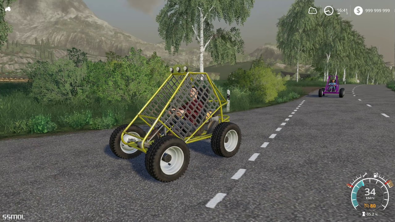 Farming Simulator 2019 mods Buggy Kart - YouTube