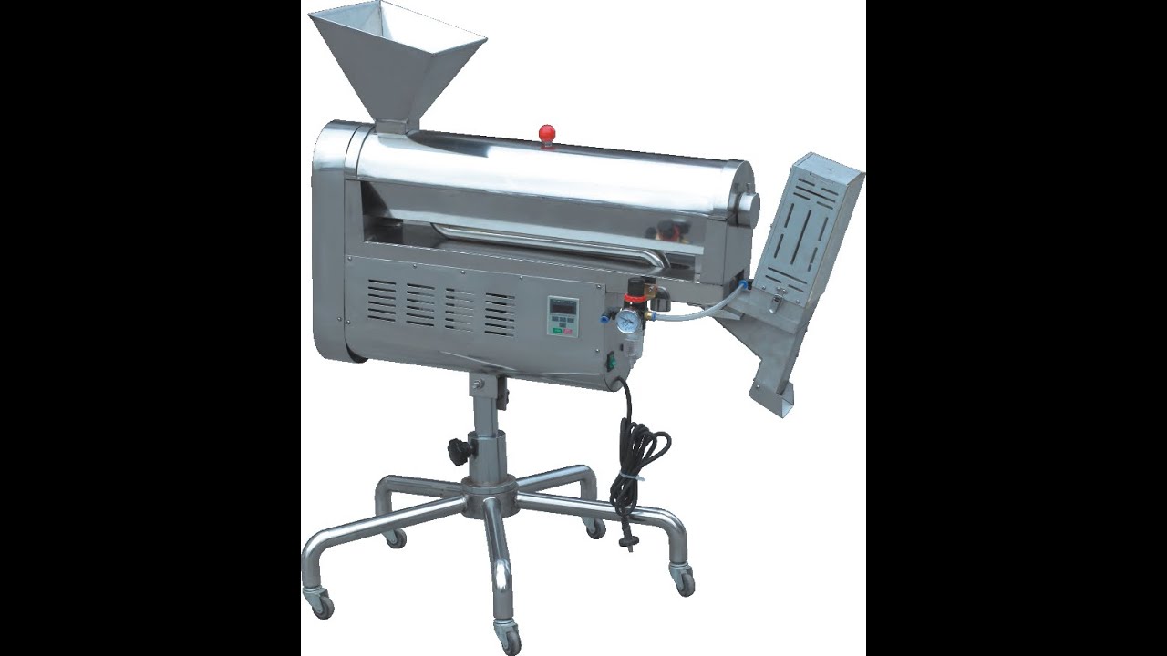 JFP-110 Capsule polisher with sorter - YouTube