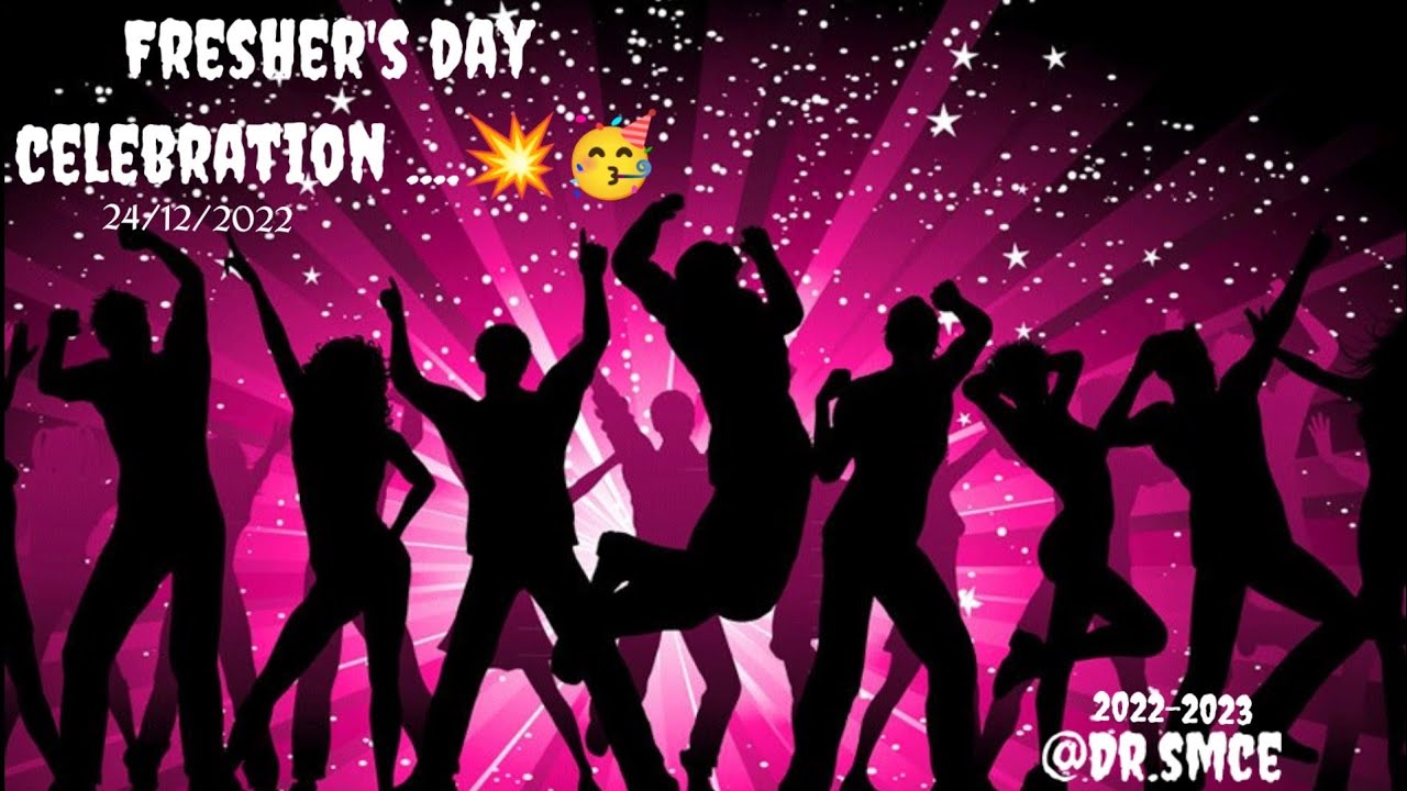 Fresher's day celebration||@Dr.SMCE||2022-2023 - YouTube