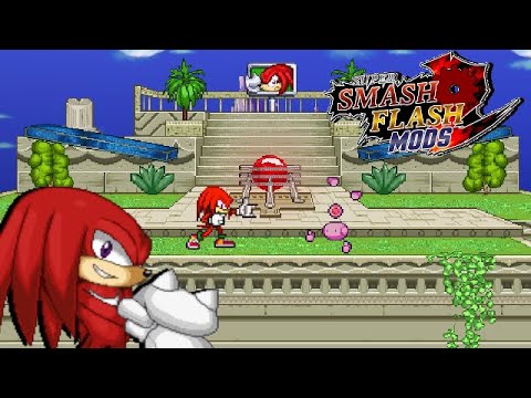 SSF2 Mods - Knuckles (V2) Showcase and Sky Sanctuary Zone (PMFE) Port ...
