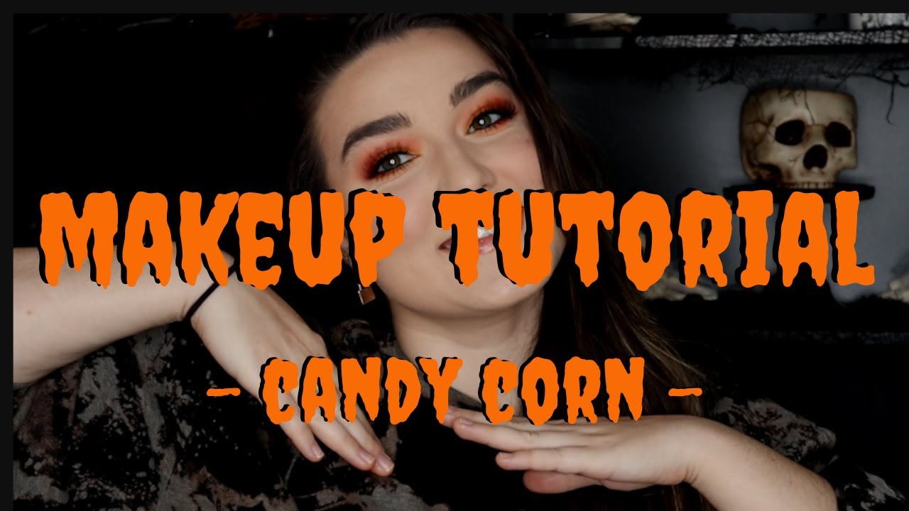 CANDY CORN INSPIRED FALL MAKEUP TUTORIAL | 2022 FALL MAKEUP - YouTube