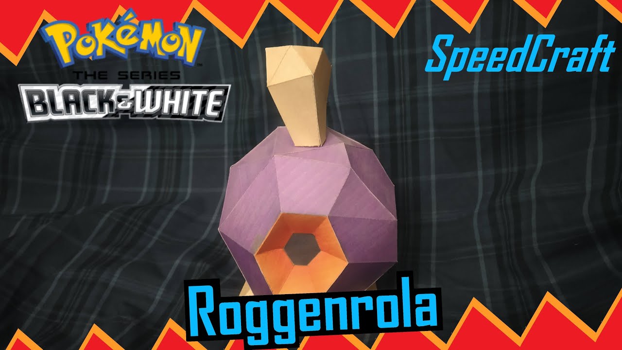 Pokemon Papercraft ~ Roggenrola ~ - YouTube