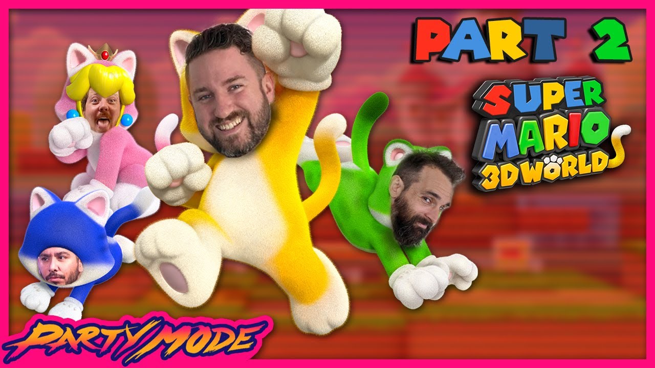 Nick Saves The Day - Super Mario 3D World #2 - Party Mode - YouTube