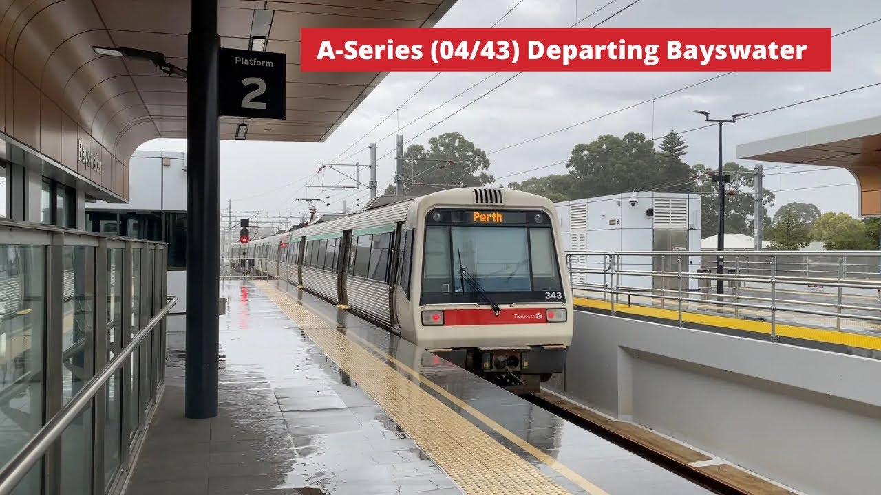 [MLR][Transperth] A-Series (04/43) departing Bayswater - YouTube
