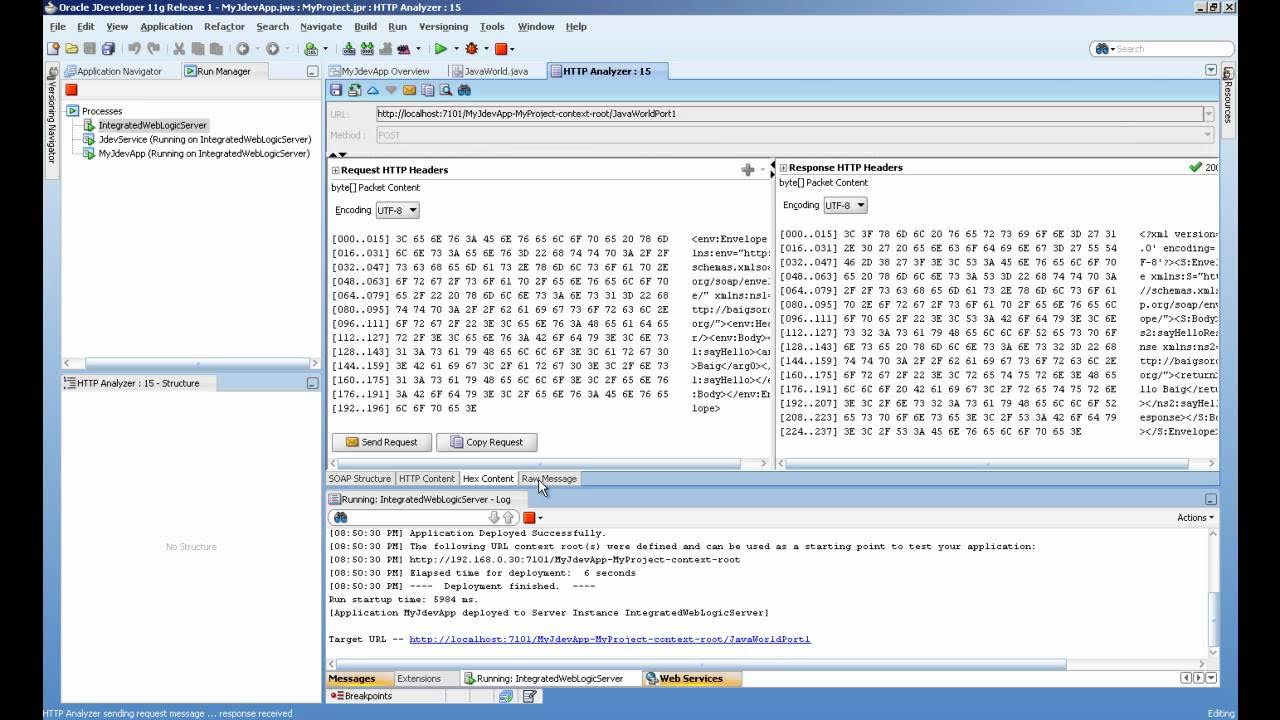 Creating Webservice from Java class in Jdeveloper 11g - YouTube