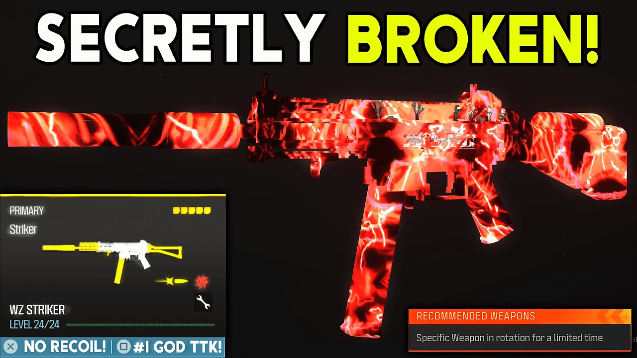 New STRIKER Loadout Meta is AMAZING in WARZONE UPDATE 😍 (Best Striker ...