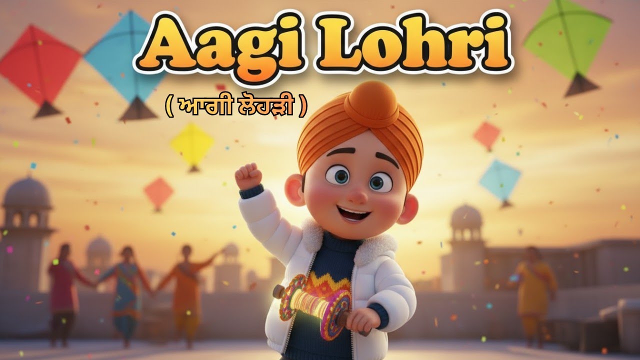 ਆਗੀ ਲੋਹੜੀ | Lohri Special 3D Animation | Punjabi Kids Rhyme | Lohri ...
