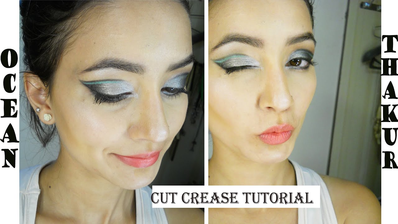 Cut Crease Gradient Eye Makeup Tutorial | Ocean Thakur - YouTube