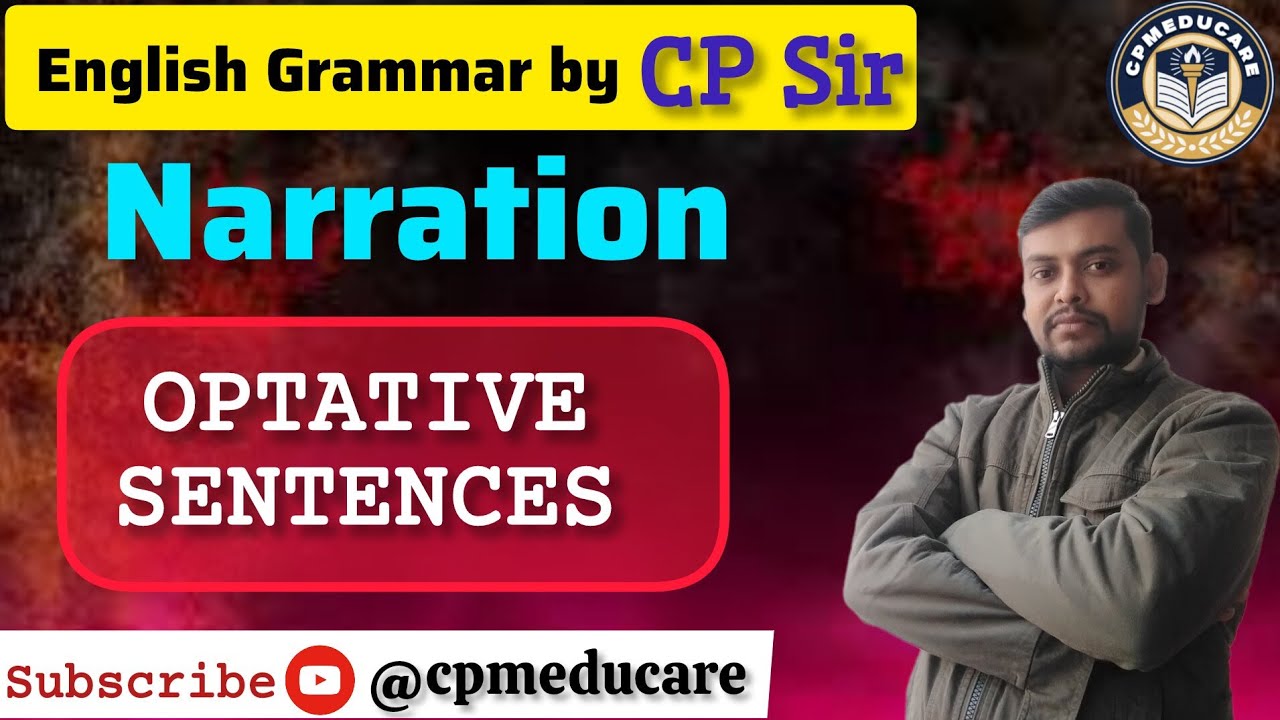 Direct and Indirect Speech | Optative Sentences |Class 11th&12th| # ...