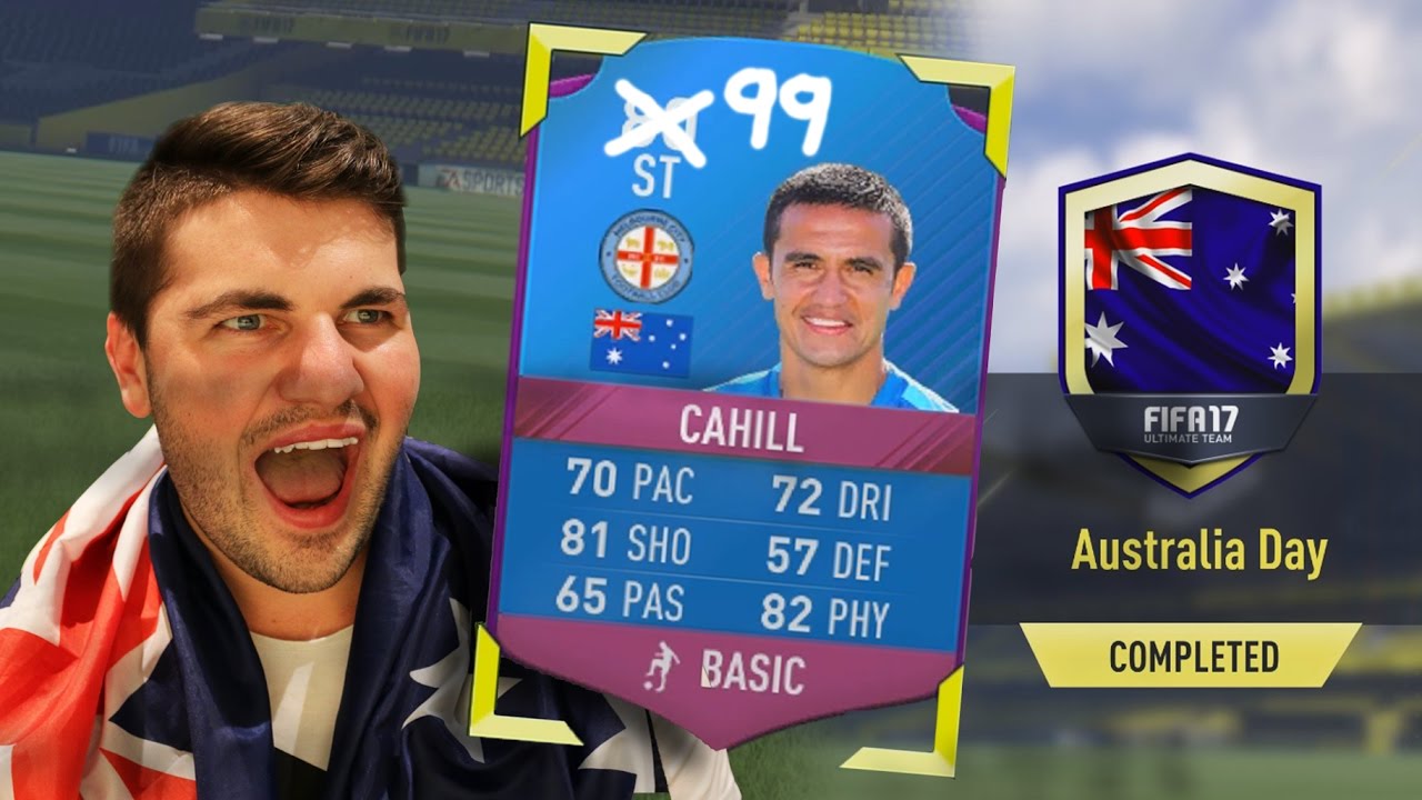 THE GREATEST SBC CARD IN FIFA 17!!! AUSTRALIA DAY CAHILL SQUAD BUILDER ...