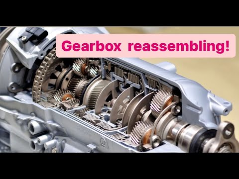 How to reassemble the gearbox Step by step EASY!!! #mechanical # ...