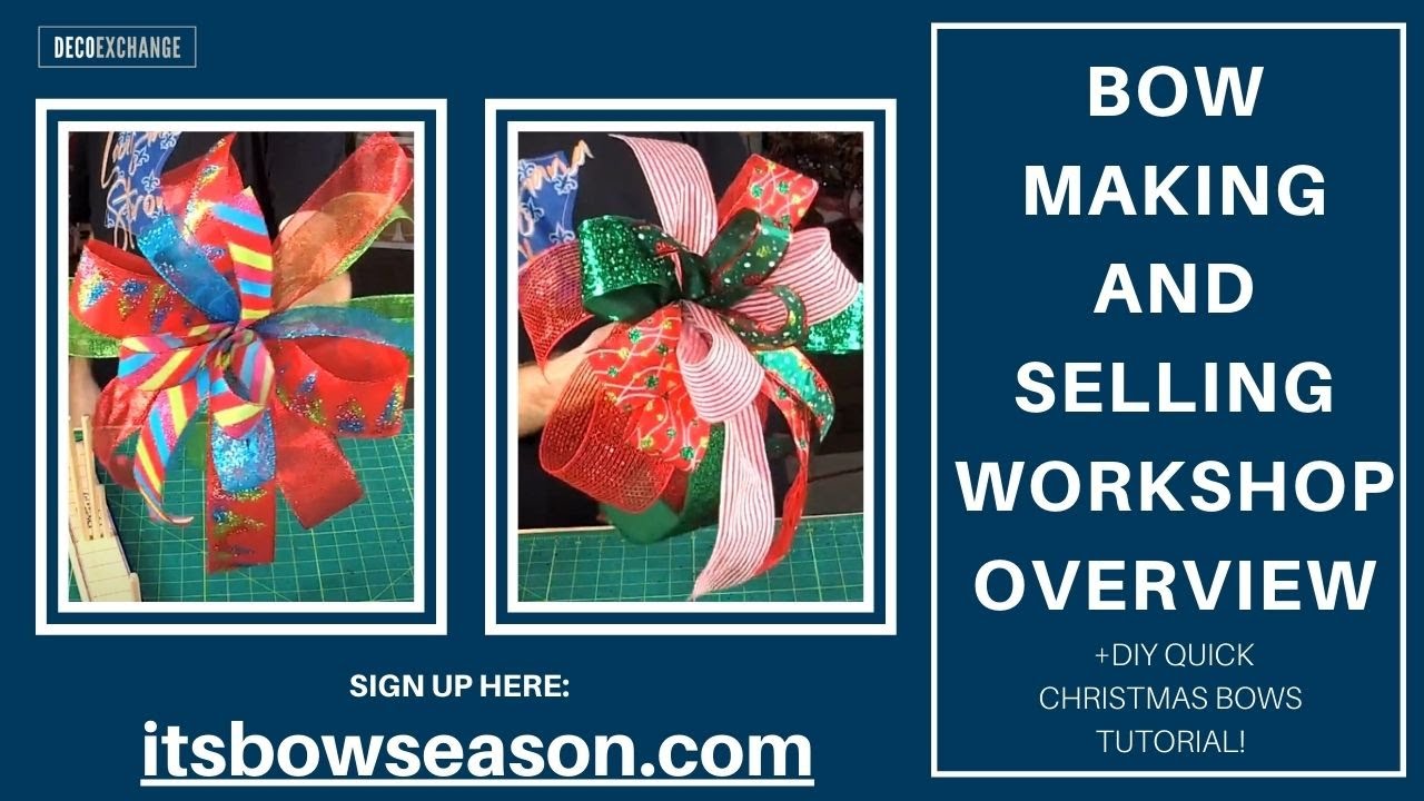 Bow Making and Selling Workshop "itsbowseason.com" Overview + DIY ...