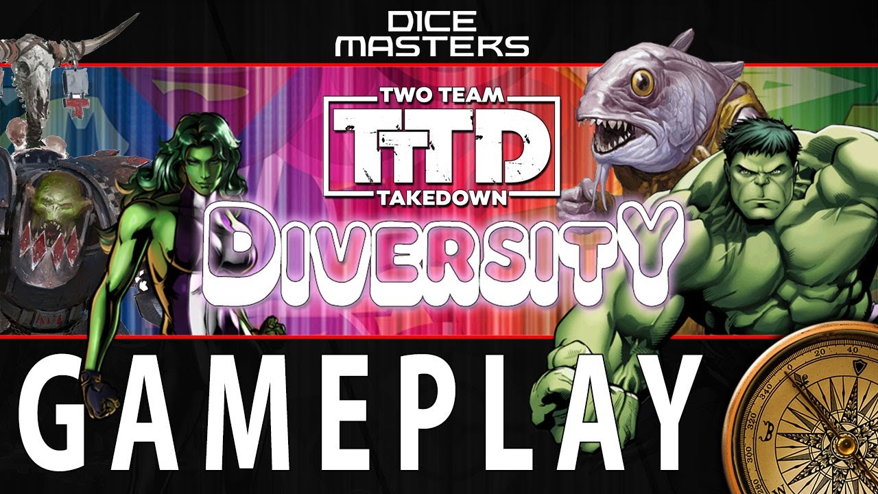 Dice Masters Two Team Takedown Diversity Gameplay | Championship Round ...