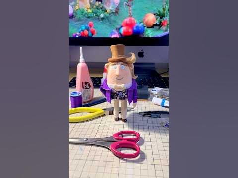 How to make Wonka's puppet. #stopmotion #puppet - YouTube