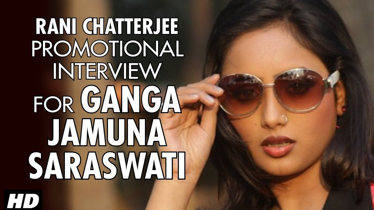 Rani Chatterjee & Manoj Tiwari Byte For Ganga Jamuna Saraswati - YouTube