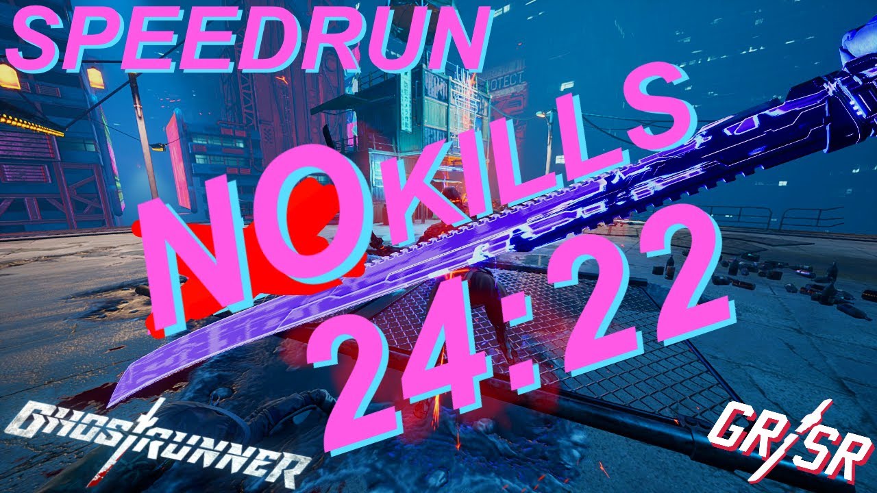 Ghostrunner in 24:22 NO KILLS Speedrun (Movement Mod by Dmgvol and LongerWarrior) - YouTube