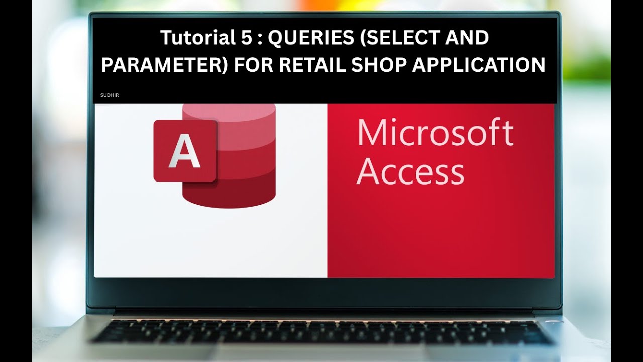QUERIES IN MS ACCESS (SELECT AND PARAMETER QUERY) - YouTube