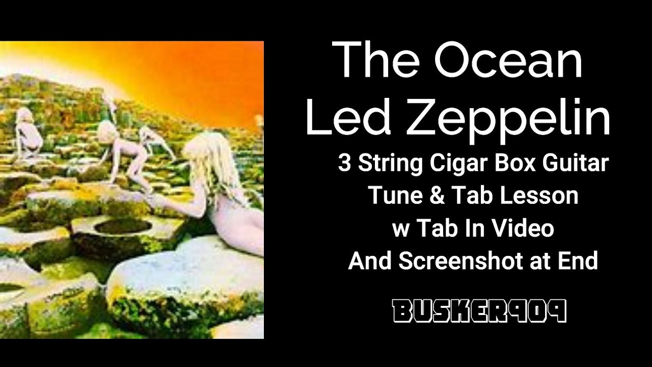 The Ocean By Led Zeppelin - "No Chat Tune & Tab" Lesson - 3 string ...
